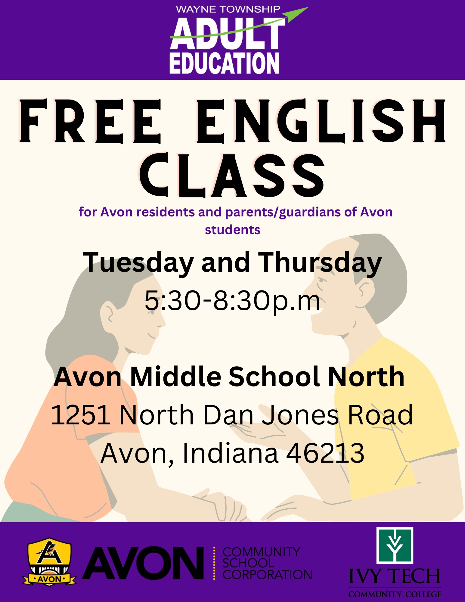 Avon – Wayne Township Adult Education – Indianapolis